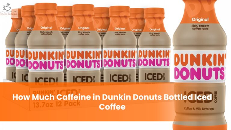 Dunkin Donuts Bottled Iced Coffee: Caffeine, Sugar and Calories