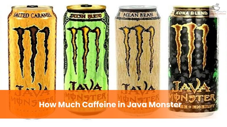 Java Monster: How much Caffeine and Sugar